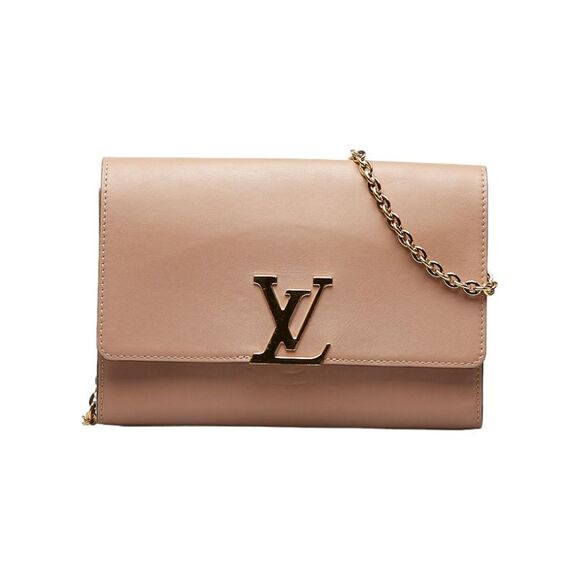 Louis Vuitton | Bags | Pre Loved Louis Vuitton Chain Bag In Beige With ...